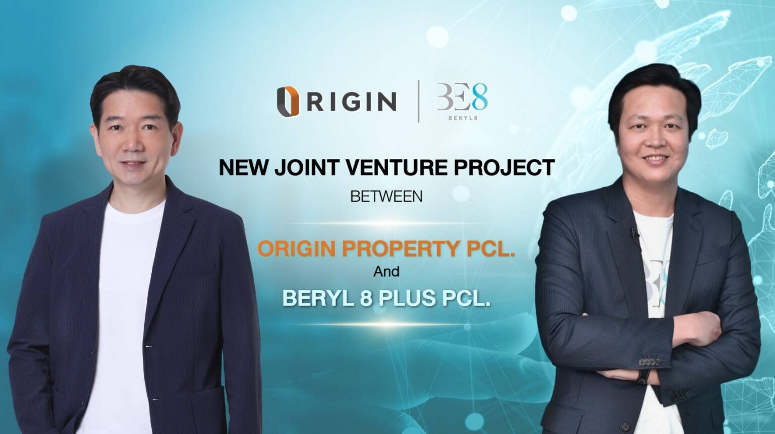 ออริจิ้น ร่วมทุน BE8 ต่อยอดแผนการเติบโต “Origin Infinity”โฟกัส “นวัตกรรม-เทคโนโลยี” ในเครือ-ติด ...
